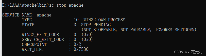 Apache：apache 安装过程中会出现的问题_执行net start apache显示服务名无效-CSDN博客