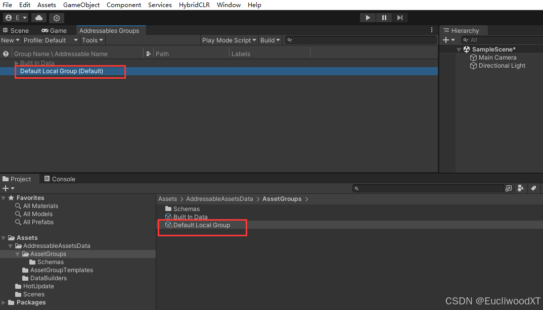 【Unity】HybridCLR和Addressable_unity hybridclr-CSDN博客