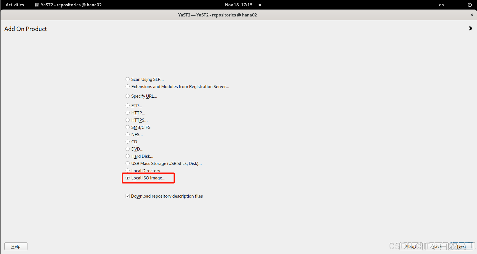 SUSE Linux 15 SP4如何通过图形化界面挂载ISO文件_suse iso-CSDN博客