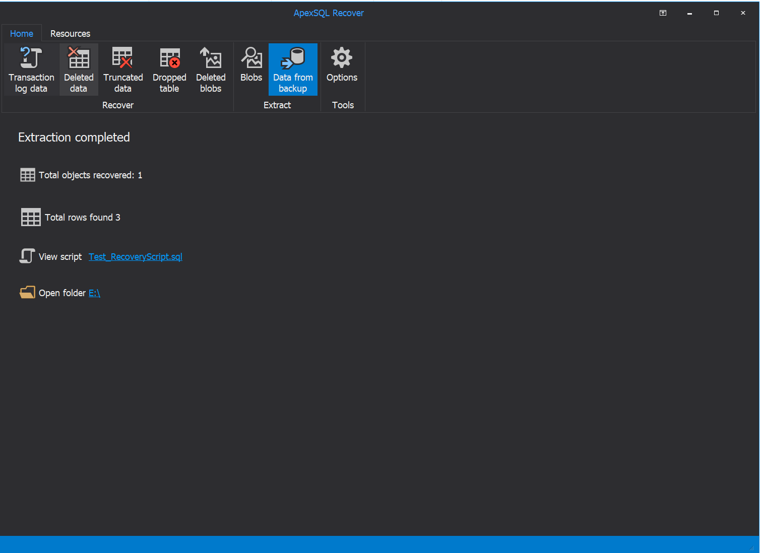 SQLSERVER数据库损坏表数据提取_apexsql recover-CSDN博客