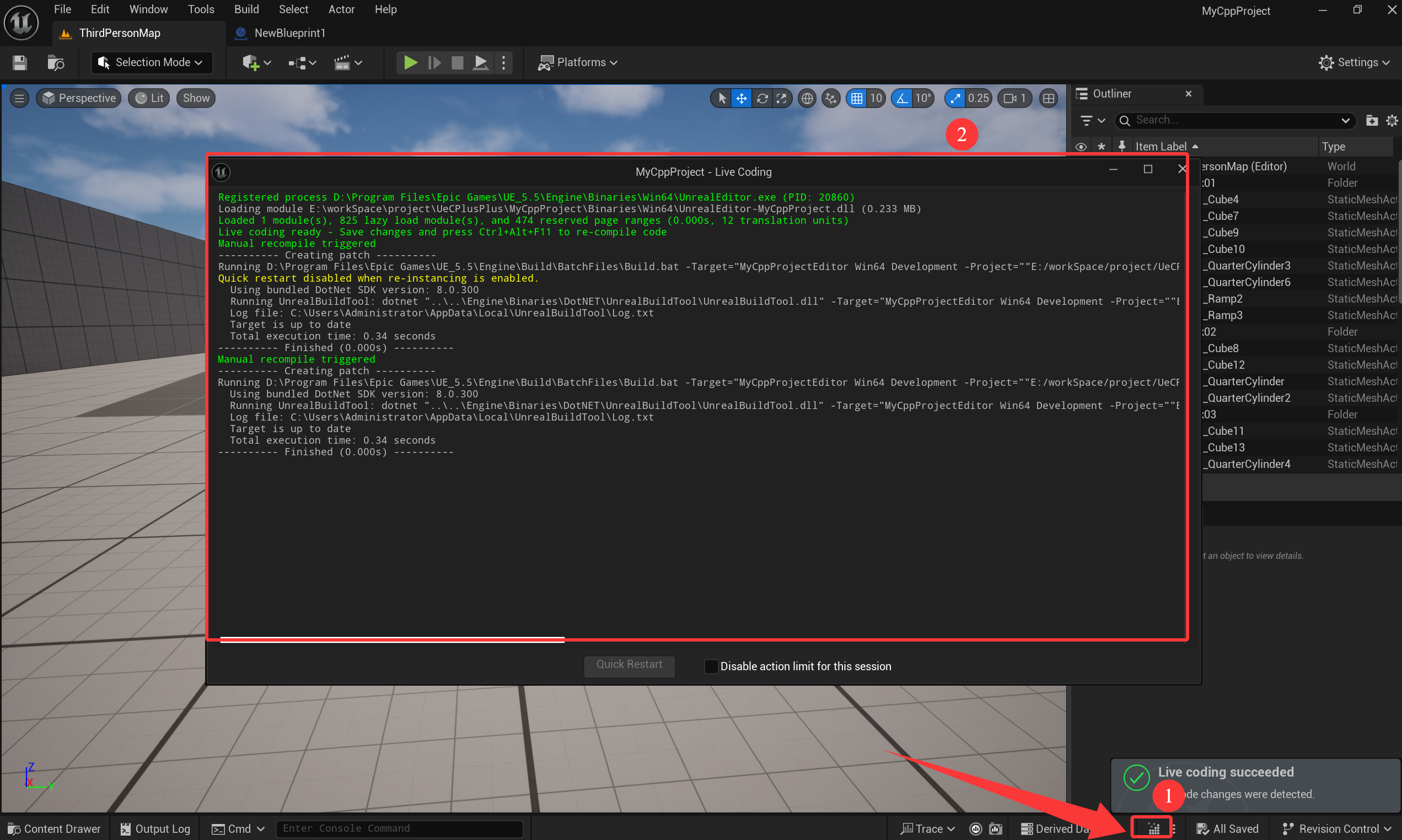 unrealEngine5创建c++工程编译失败_不允许使用不完整的类型 "toptional -CSDN博客