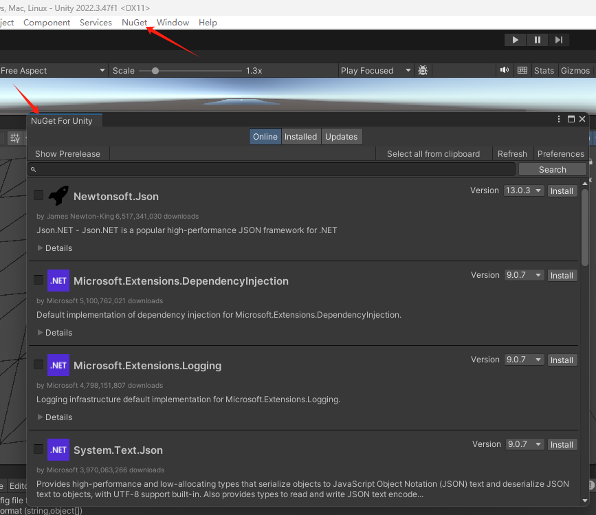 untiy之 使用nuget_unity nuget-CSDN博客