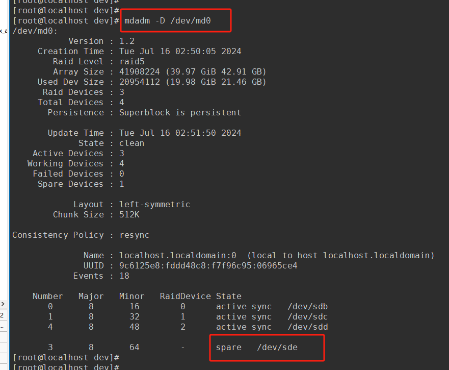 linux服务器如何创建Raid5阵列_linux添加5块硬盘,每块20g。将5块硬盘组合为1个raid 5磁盘阵列,此阵列容量为6-CSDN博客