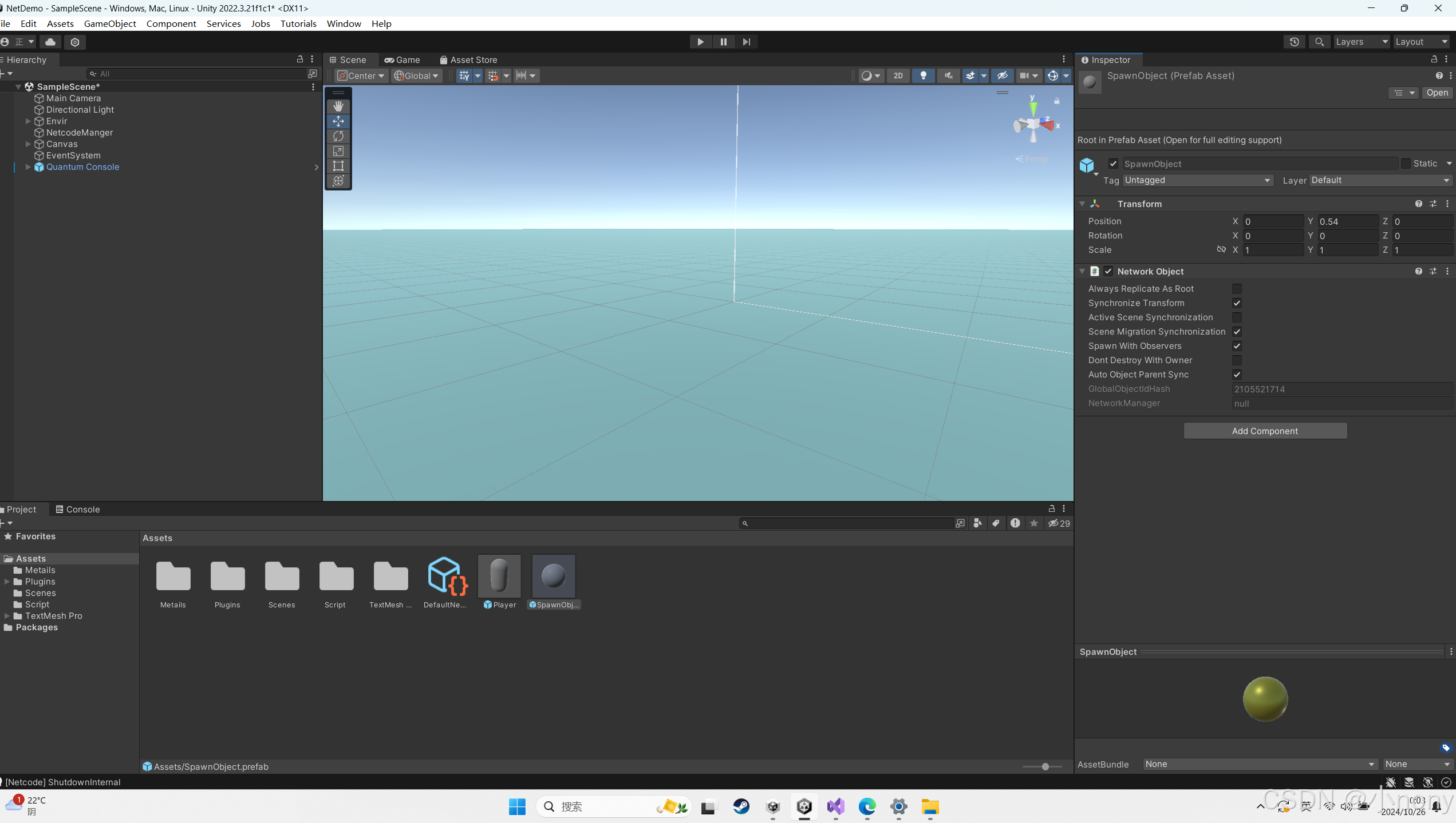 Unity_Netcode_unity netcode-CSDN博客