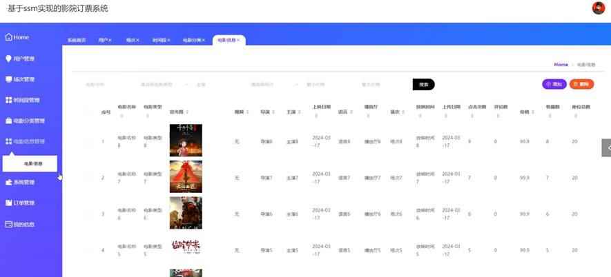 计算机毕业设计之基于ssm实现的影院订票系统-CSDN博客