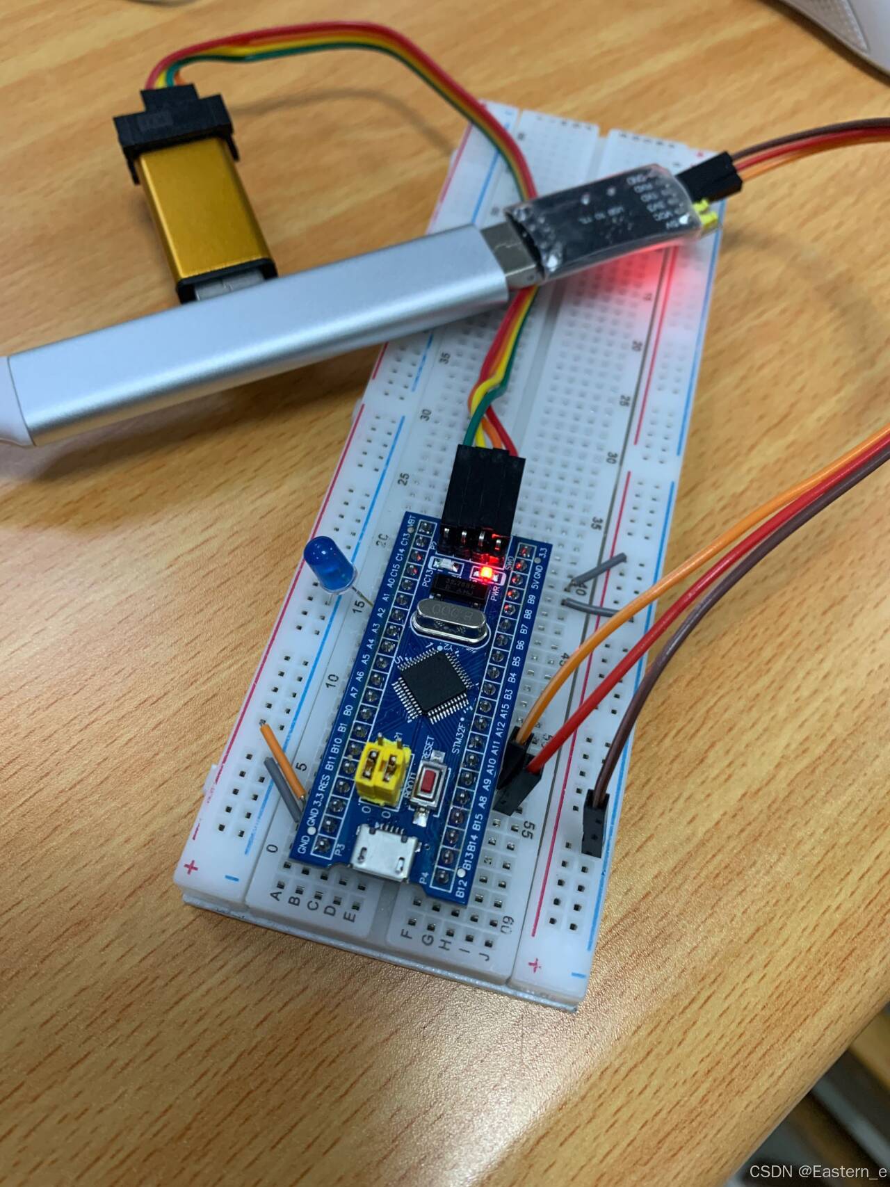 STM32定时器实现LED闪烁、USART及输出PWM实现呼吸灯_stm32定时器控制led闪烁-CSDN博客