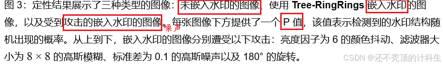 Tree-Ring Watermarks Fingerprints for Diffusion Images图像水印（树环水印，用于扩散图像的 ...