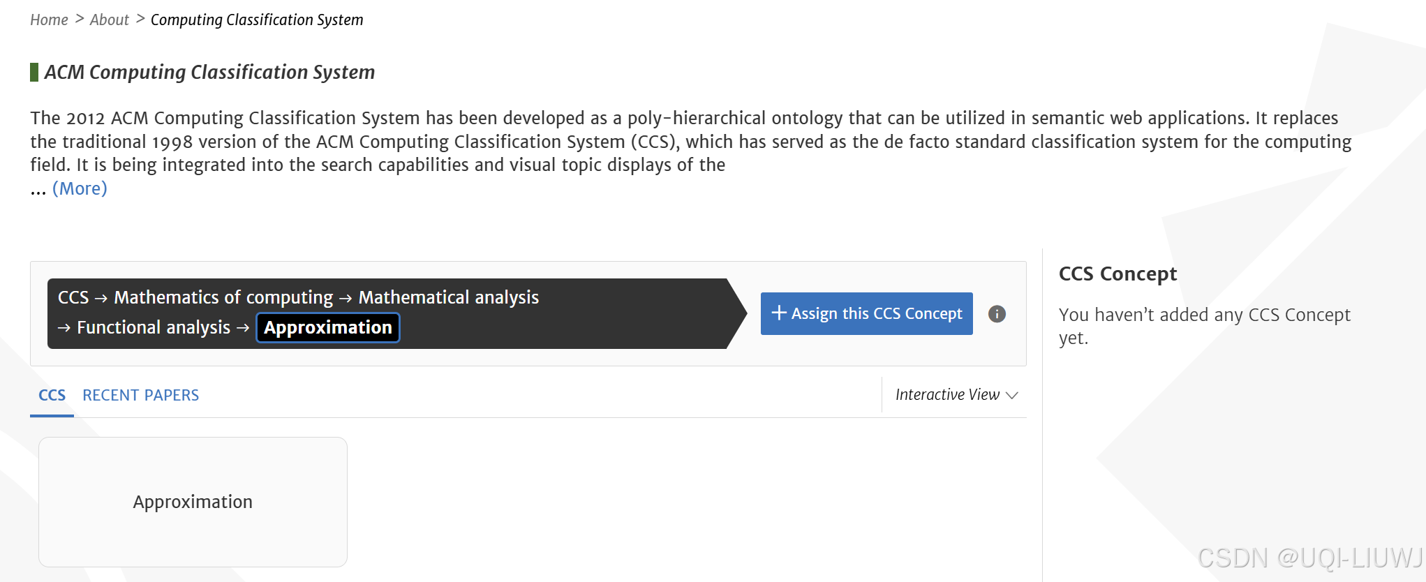 科研笔记：CCS CONCEPTS-CSDN博客