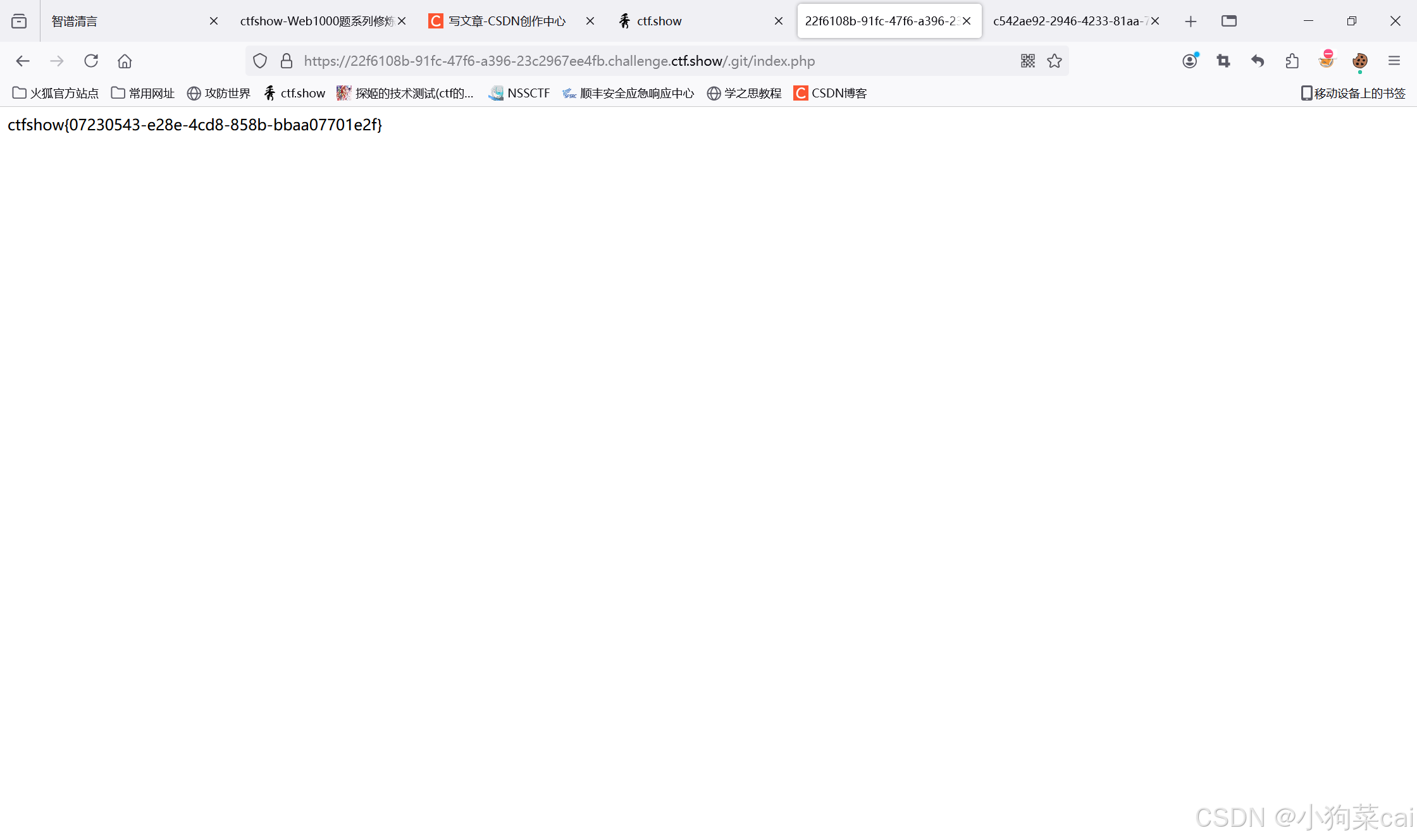 ctfshow-web入门-信息搜集（7）_版本控制很重要,但不要部署到生产环境更重要 ctfshow-CSDN博客