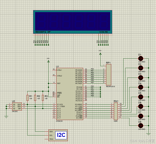 20、基于AT89C52的24C02C应用proteus仿真设计_89c52+24c02 proteus-CSDN博客