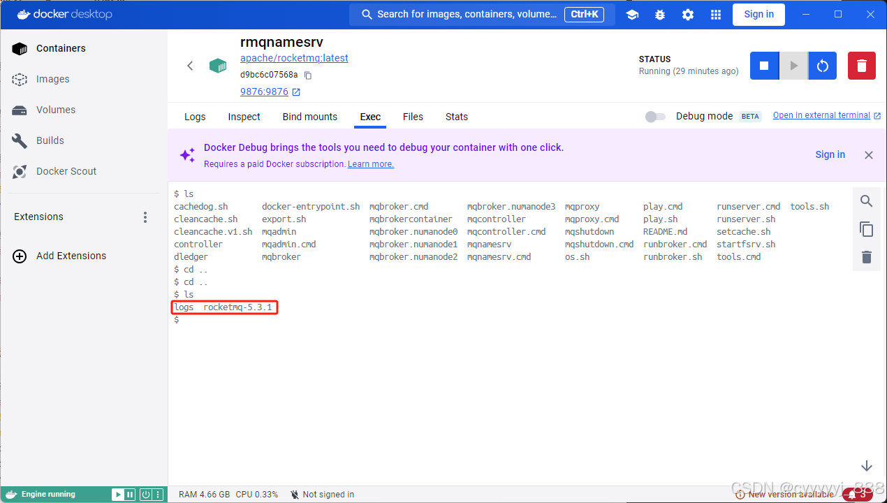 Docker Desktop(Windows环境)部署RocketMQ _docker desktop rocketmq-CSDN博客