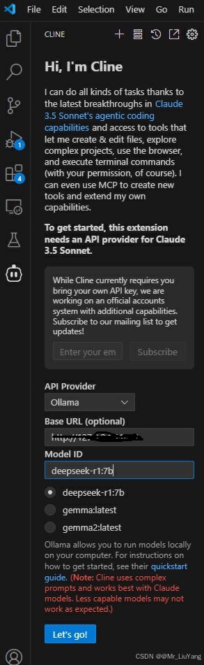 vscode连接Deepseek实现自动化编程_(note: cline uses complex prompts and works best w-CSDN博客
