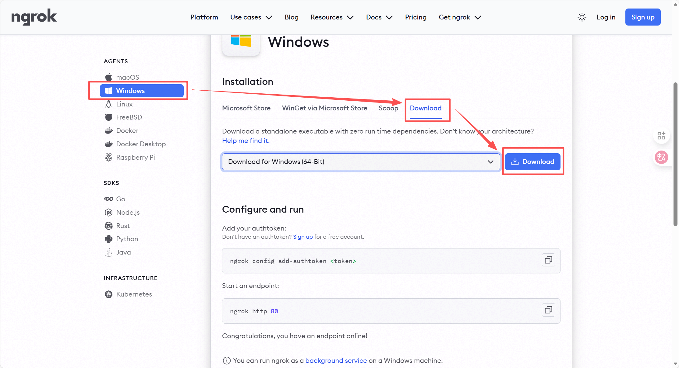 ngrok 内网穿透教程_ngrok内网穿透-CSDN博客
