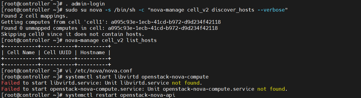 OpenStack：计算服务（Nova）安装_。包括mysql安装与配置,keystone的安装及配置,glance安装及配置;nova安装及 ...
