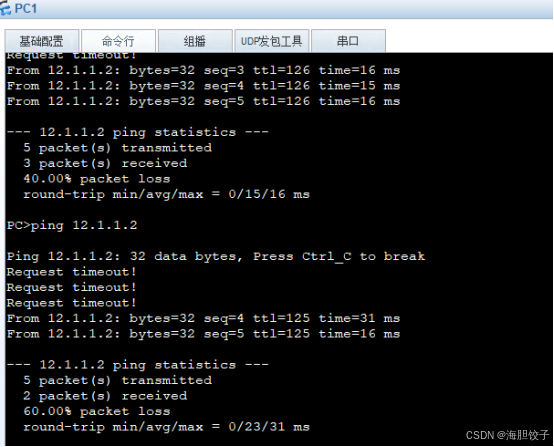 浮动静态路由及负载均衡配置-CSDN博客