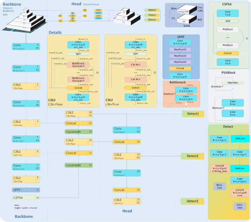 如何通过visio制作YOLOv8-YOLOv12结构图网络图 YOLO模型结构网络图_yolo模型结构 visio-CSDN博客