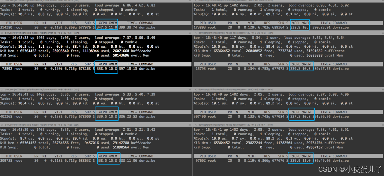 Doris Workload测试场景-CSDN博客