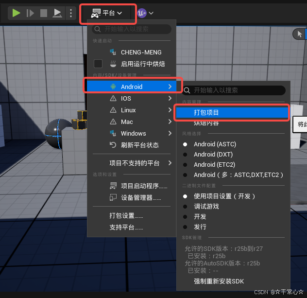 UE5.5项目Android平台打包apk_ue5.5安卓打包-CSDN博客