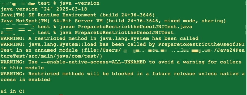 Java 24：准备限制对JNI的使用_jep 472: prepare to restrict the use of jni-CSDN博客