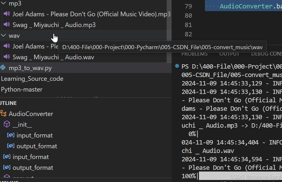 如何使用python将MP3转化为wav，flac，ogg……_python mp3转wav-CSDN博客