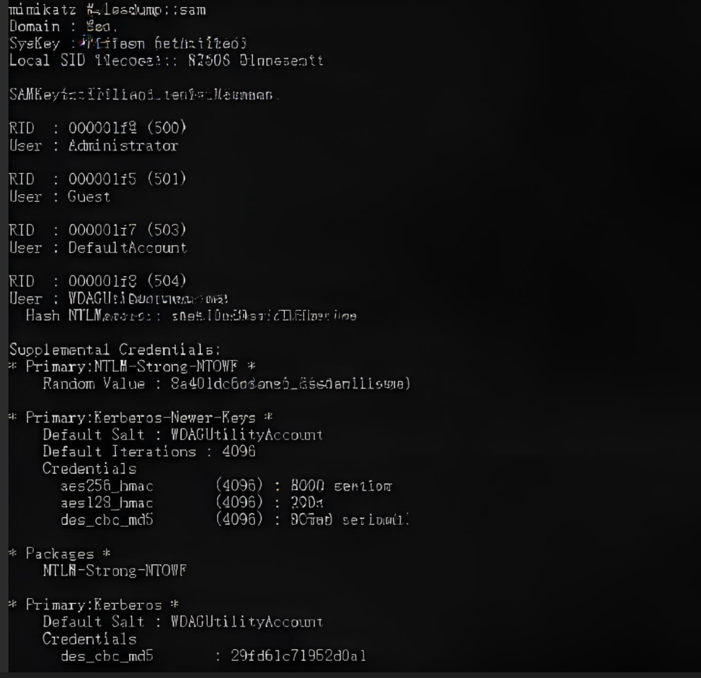 利用mimikatz抓取ntlm哈希以及所遇到的问题解决-CSDN博客