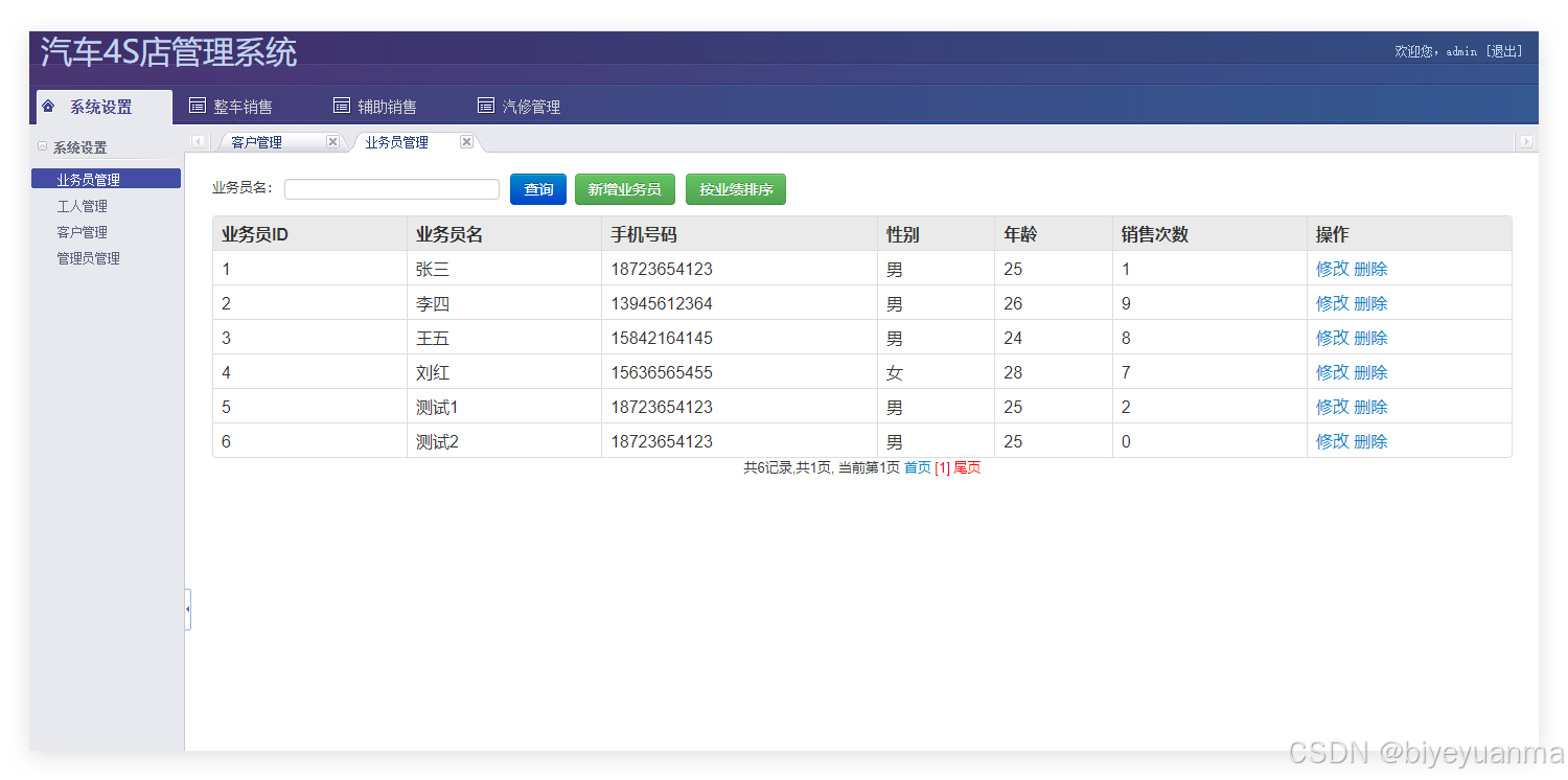 基于JSP+Structs+Spring+Hibernate+MySQL实现的4S店销售管理系统（数据库+源码）-CSDN博客