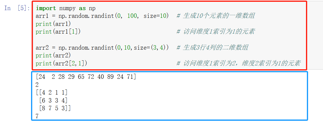 Numpy库之ndarray的元素访问numpy 多维数组按元素索引访问 Csdn博客