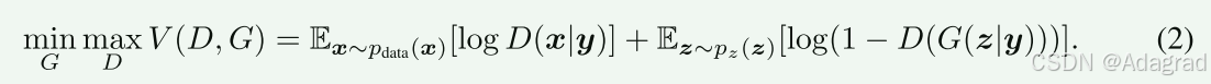Conditional Generative Adversarial Nets-CSDN博客
