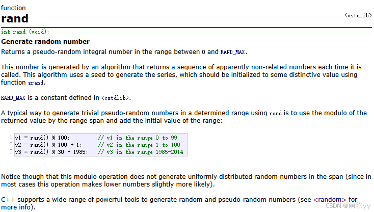 C语言：rand，srand，time的使用与介绍_randn c语言-CSDN博客