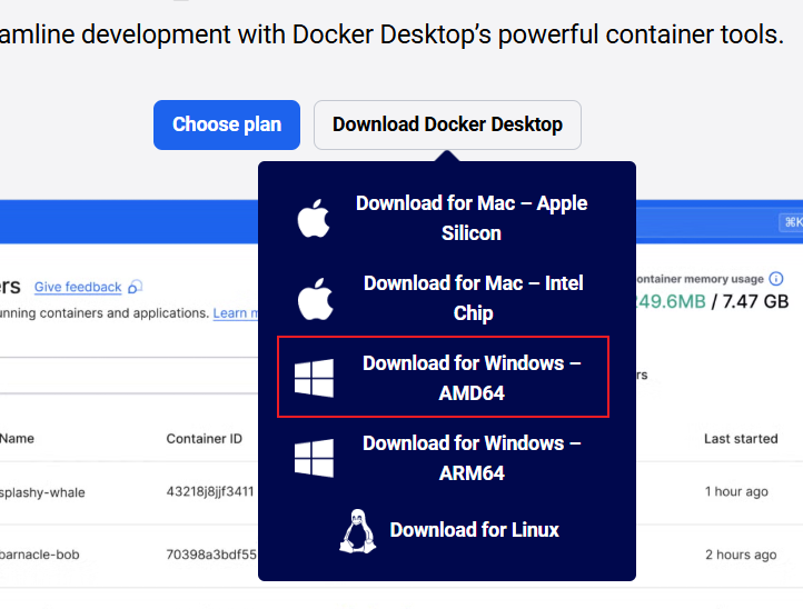 windows安装docker并下载镜像上传至linux服务器_windows下载docker镜像-CSDN博客
