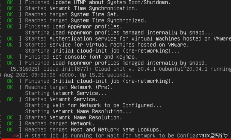 安装ubuntu22.04 LTS系统后，开机卡在“A start job is running for wait for network to be Configured”等待连接两分多钟 ...