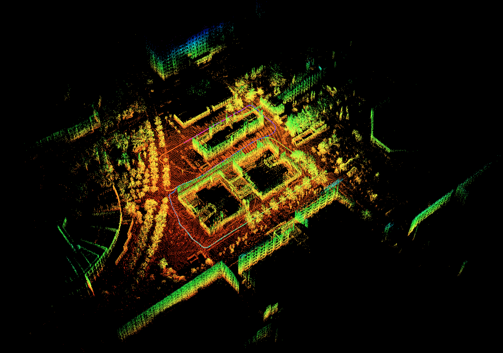 用SC-LEGO-LOAM跑自制校园数据集并转换二维栅格地图用于后续规划-CSDN博客