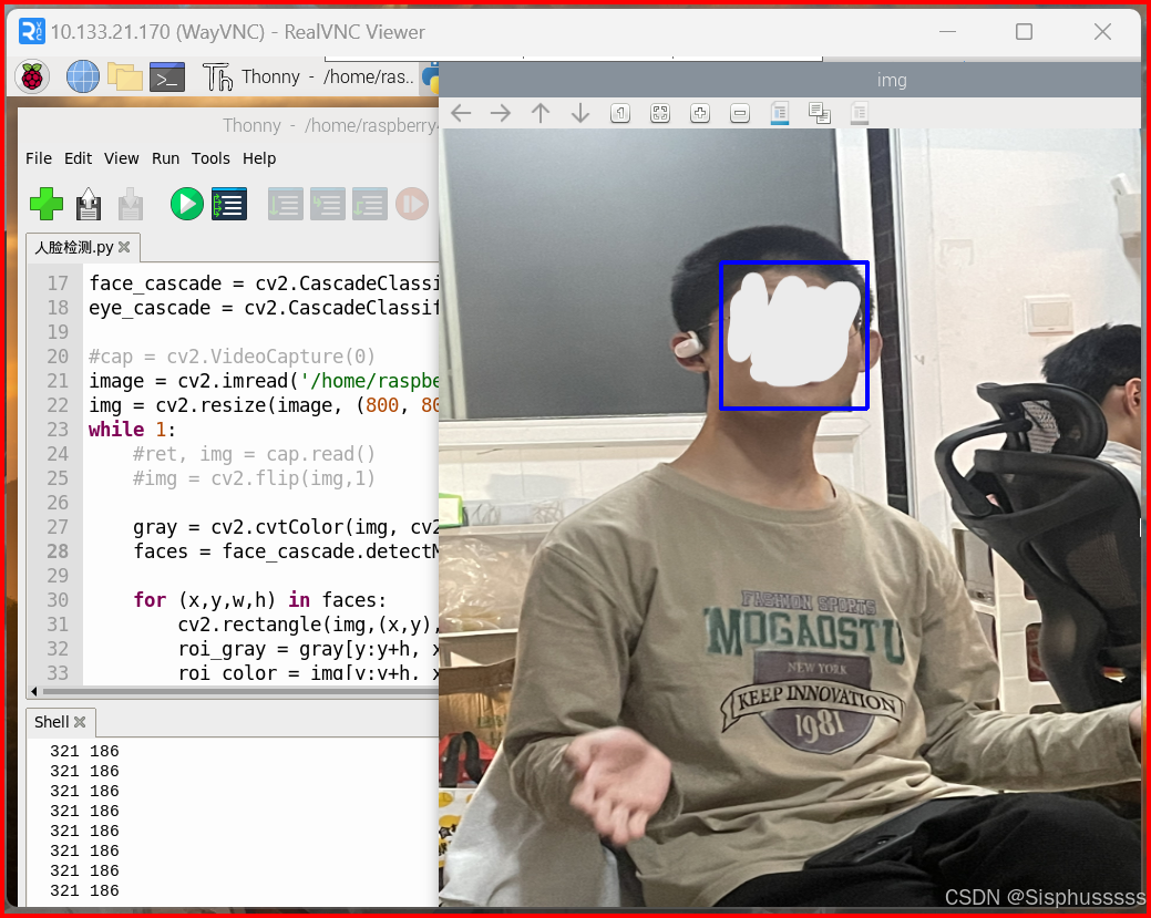 （可拷贝直接复现）入门学习 树莓派4B 基于python OpenCV 人脸识别例程【装机之后】_树莓派4b 识别人脸工程-CSDN博客