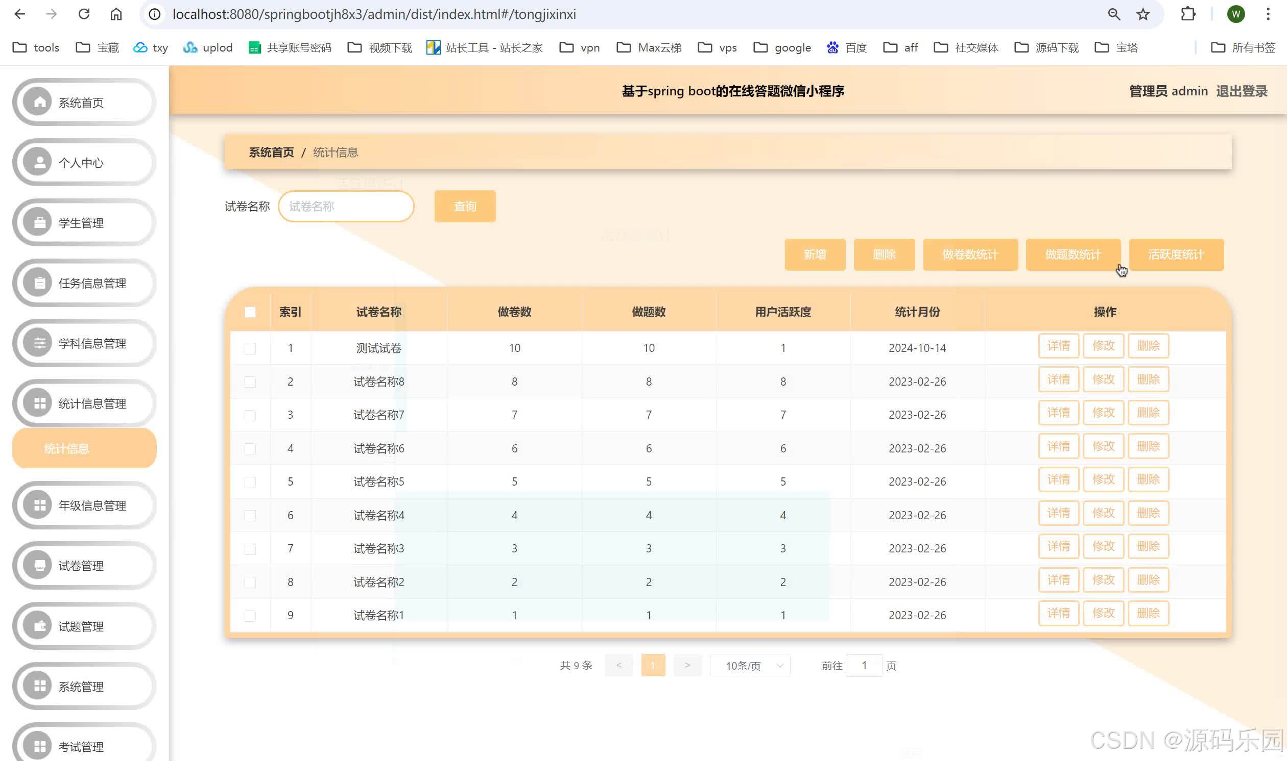 基于springbootmysqlssmvuejs的在线答题微信小程序附论文基于springboot的答题小程序 Csdn博客