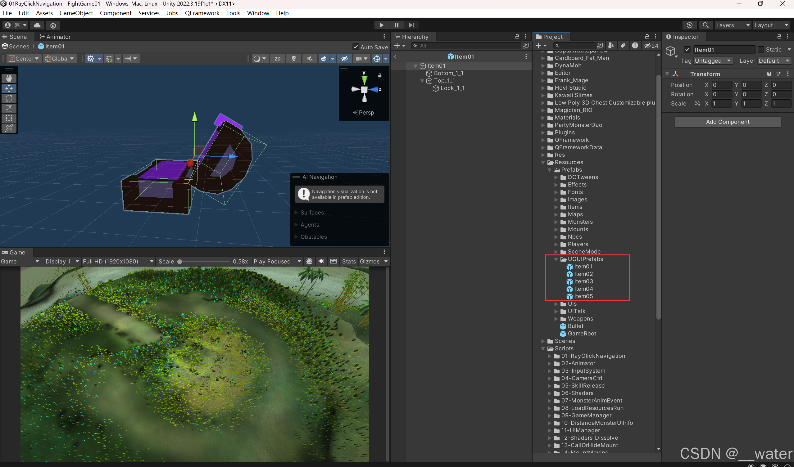 『功能项目』QFrameWork扔到地上UGUI【68】-CSDN博客