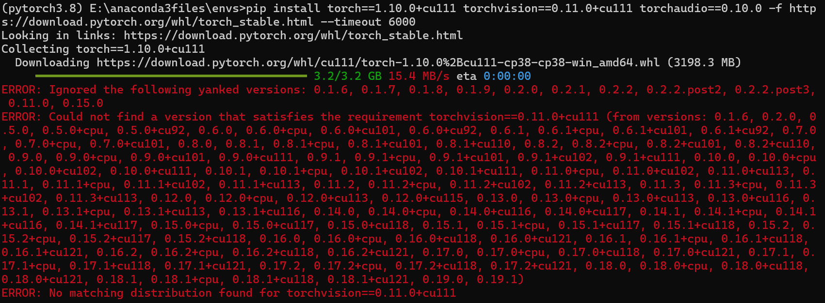 小白在Python3.8基础上安装anacondna＋cuda＋cudnn＋torch的过程与问题解决_python3.8对应的anaconda-CSDN博客