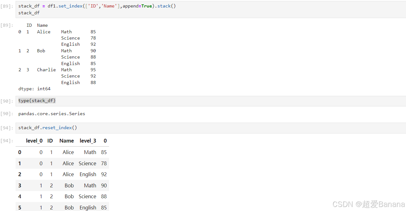 Pandas关于groupby、pivot_table、stack、melt函数使用_pandas pivot-table和groupby ...
