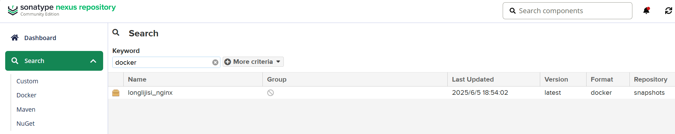 docker容器化部署nexus仓库搭建与配置_nexus配置docker镜像仓库-CSDN博客
