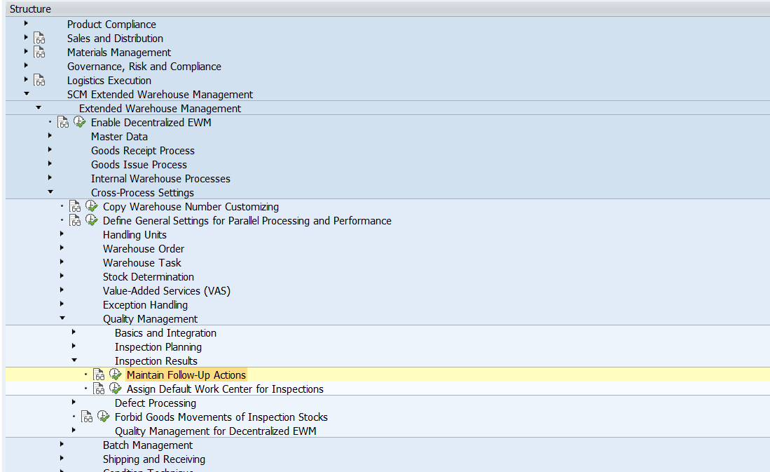 SAP EWM后台配置研习之QM集成配置点Define Follow-up Actions-CSDN博客