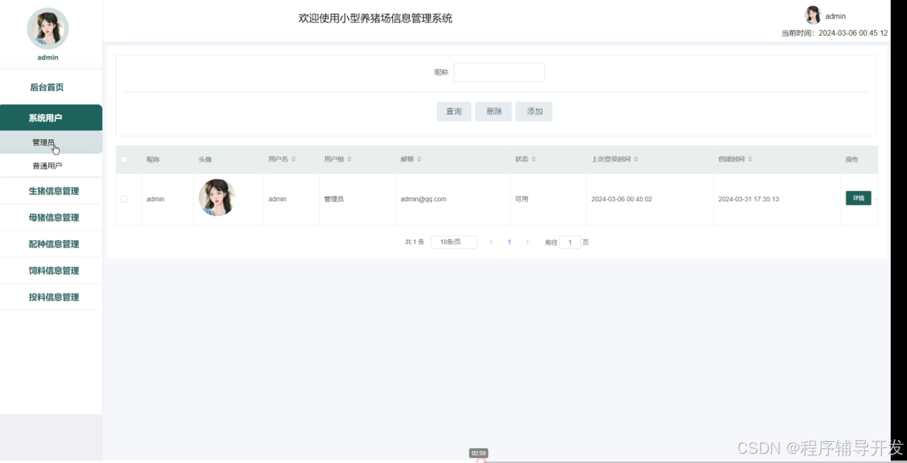 Springbootvue小型养猪场信息管理系统的设计与实现 计算机专业毕业设计源码48548基于vue黑猪管理系统国内外研究现状 Csdn博客