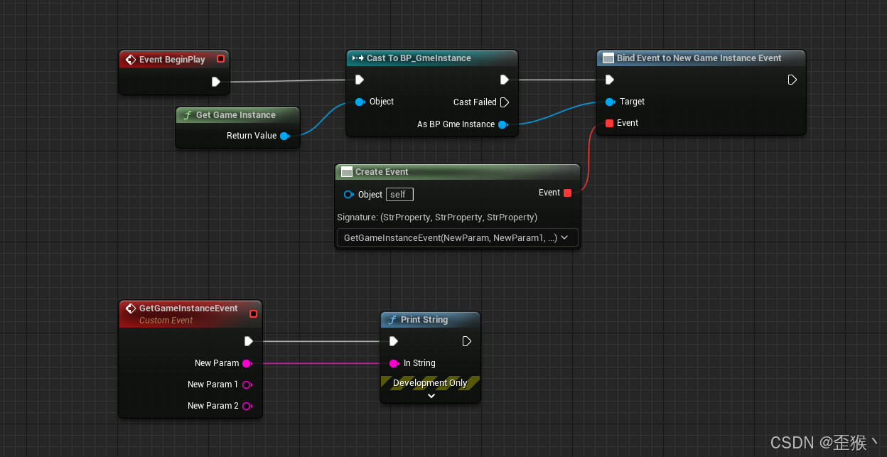 UE虚幻 GameInstance分发事件-CSDN博客