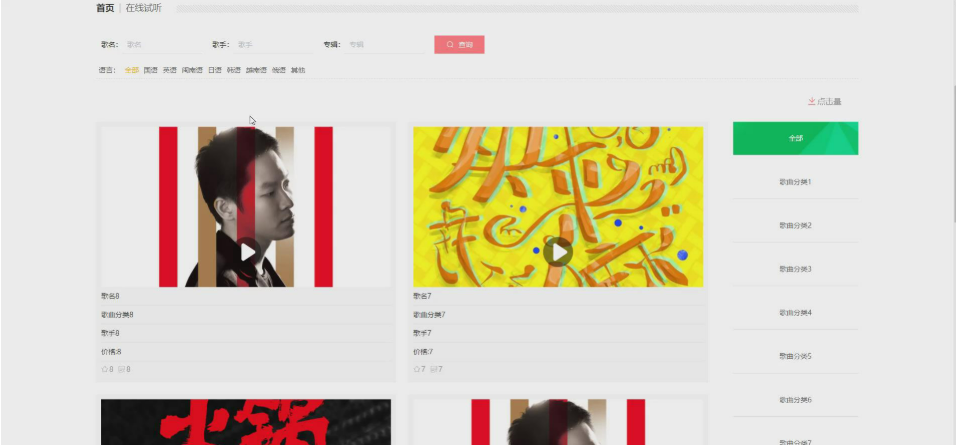python+springboot+vue的在线音乐推荐系统 沙箱 大屏可视化django/flask-CSDN博客