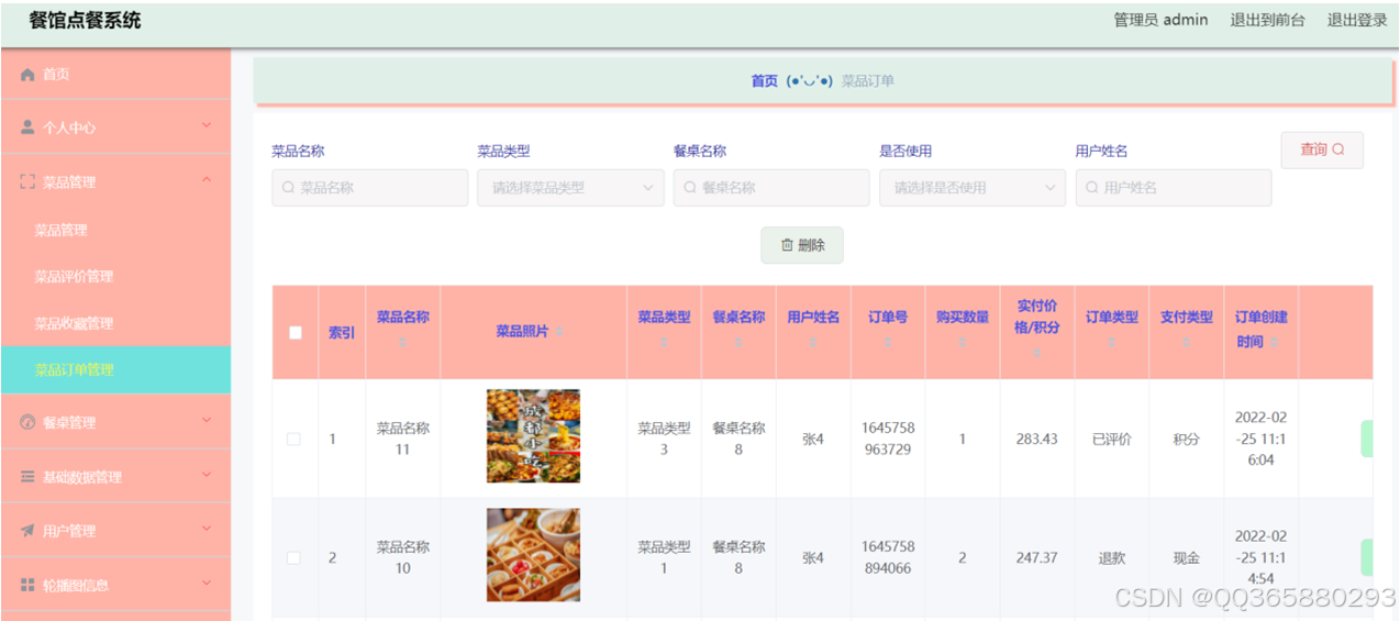 基于vue框架的点餐系统的设计与实现基于beegovue框架的外卖点餐系统设计与实现 Csdn博客