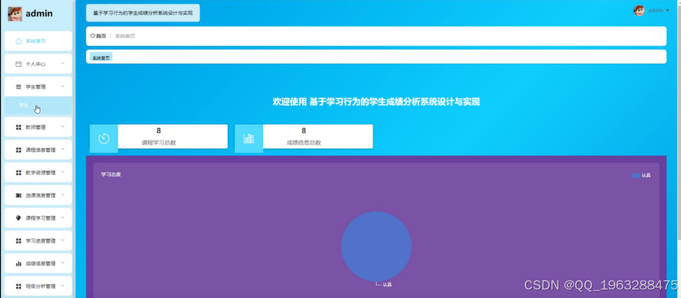 python+vue基于django/flask的学生行为与学习成绩分析系统java+nodejs+php-计算机毕业设计-CSDN博客