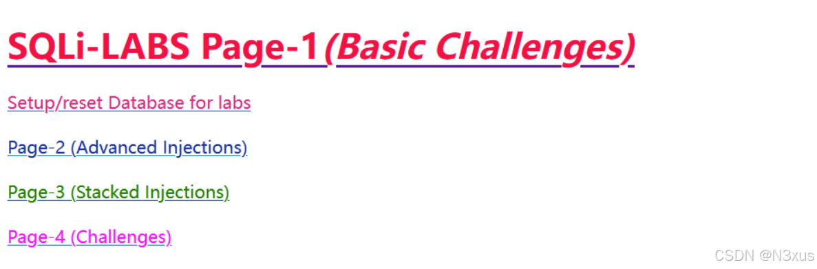 SQLi-Labs靶场搭建教学及常见问题_sqli靶场搭建-CSDN博客