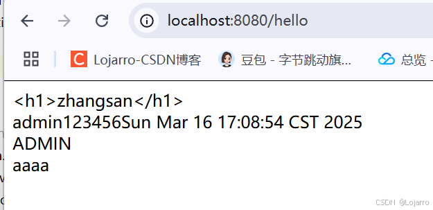 Springboot第三站（2）：thymeleaf_springboot3 thymeleaf-CSDN博客