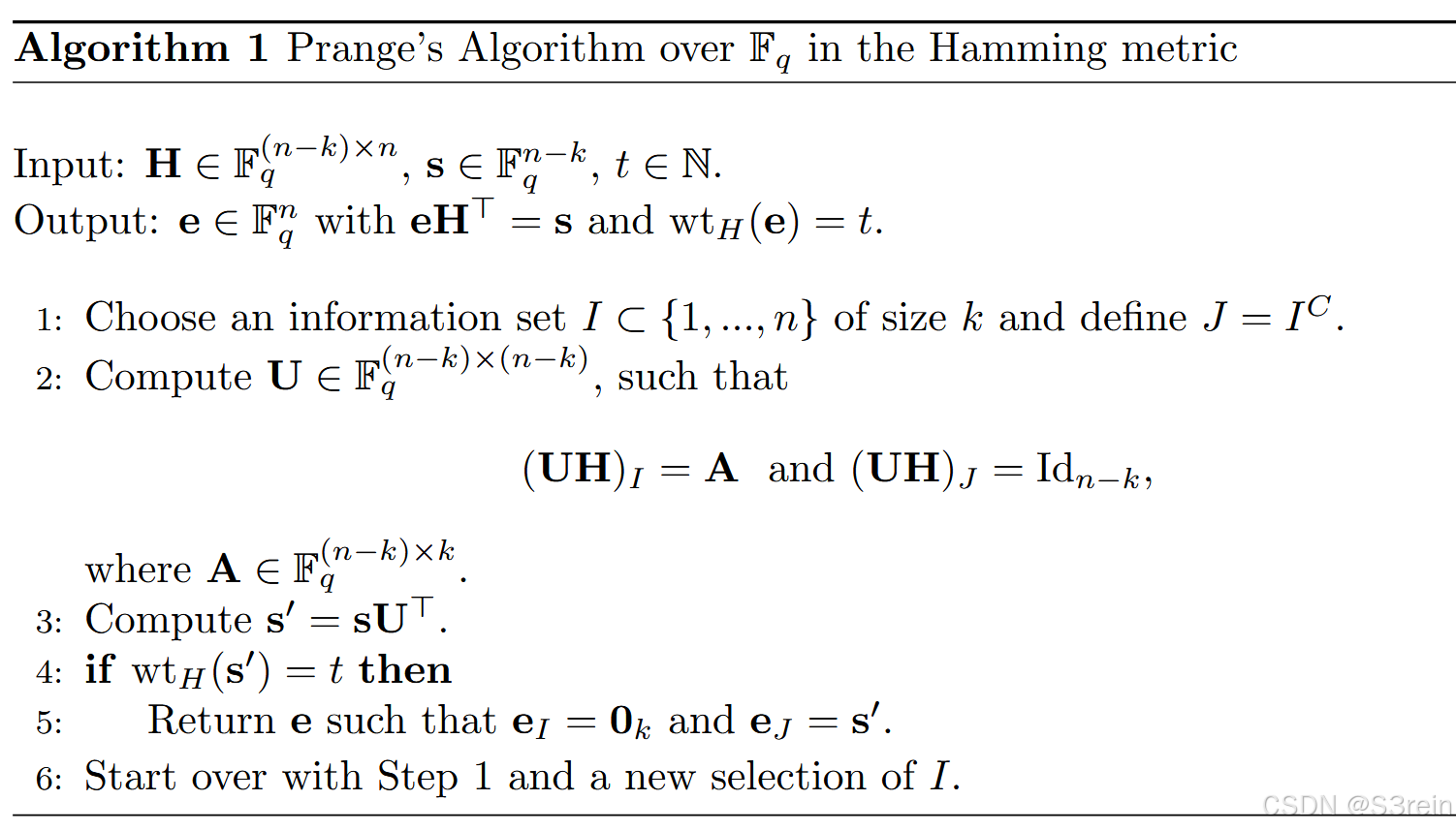 Information Set Decoding（一）-CSDN博客