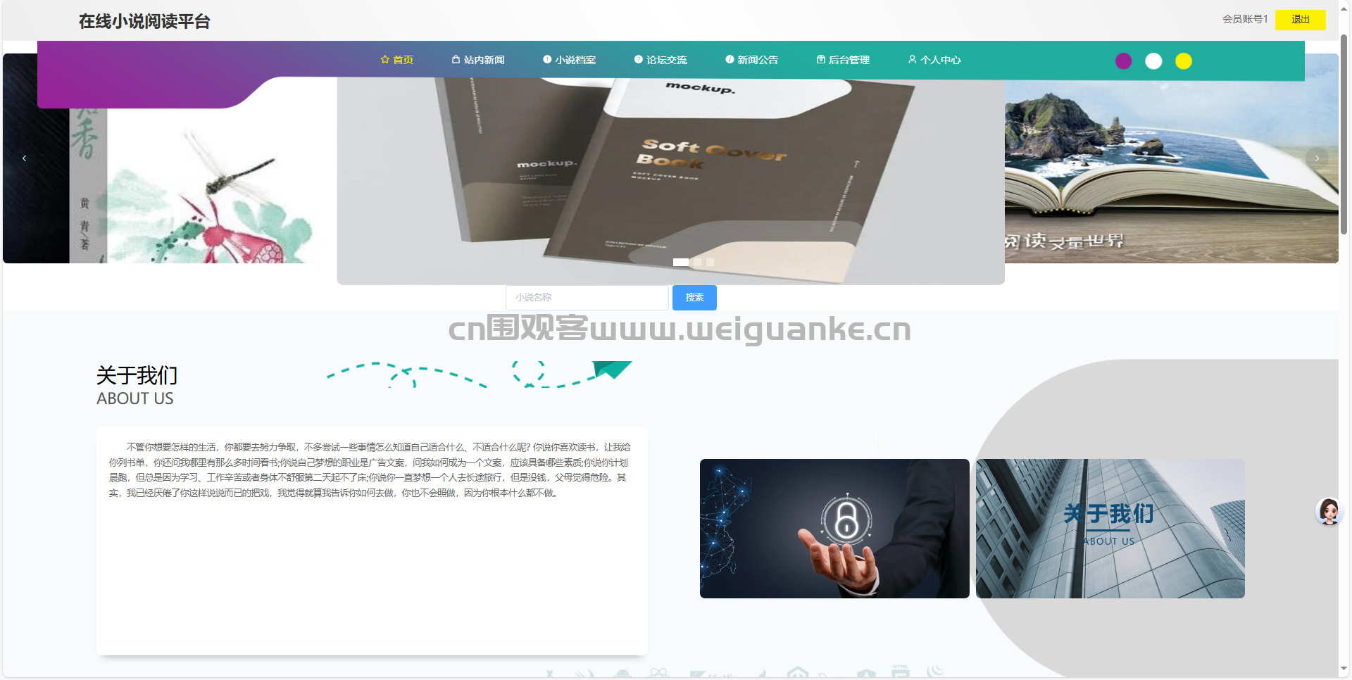 在线小说阅读平台-springboot vue-CSDN博客