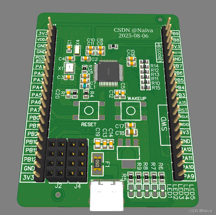 基于立创EDA（Altium Designer） STM32F103C8T6的系统板PCB设计_stm32f103c8t6核心板设计报告-CSDN博客
