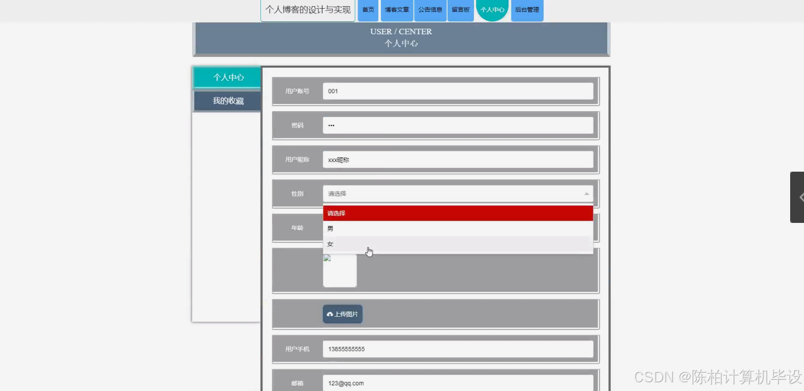 基于nodejsvue个人博客的设计与实现开题程序论文 计算机毕业设计 Csdn博客